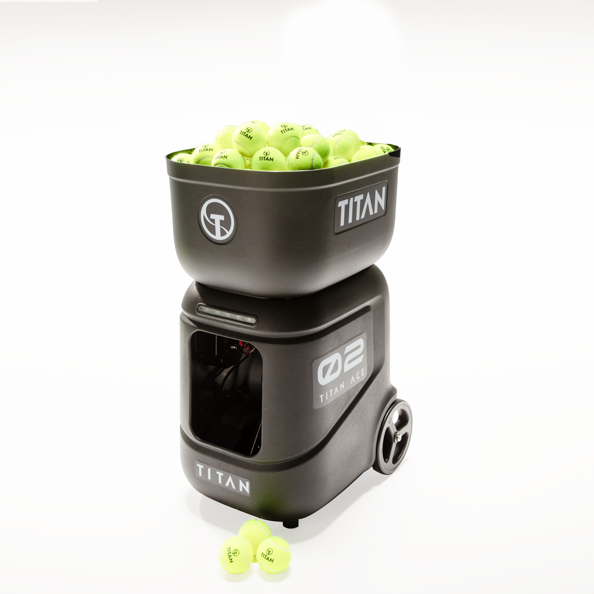 Titan ACE Tennis Ball Machine – Titan Ball Machines
