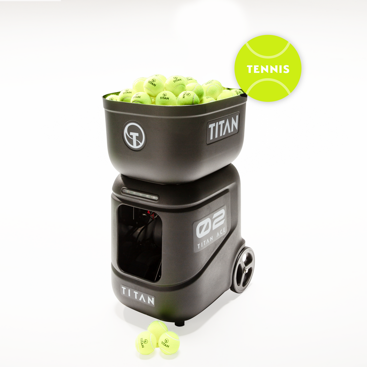 Titan ACE Tennis Ball Machine – Titan Ball Machines