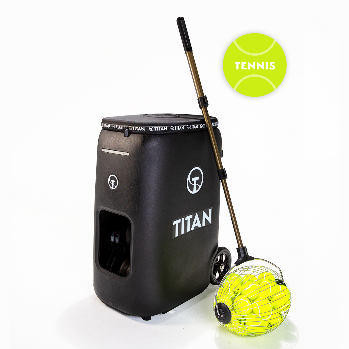 Titan Rolling Tennis Ball Collector – Titan Ball Machines